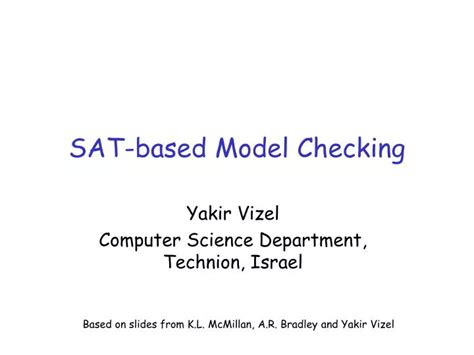 ppt sat based model checking powerpoint presentation free download id 5424745
