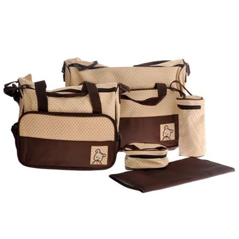 Set de 5pcs Sac à Langer Sac de Couches Etanche et Cdiscount