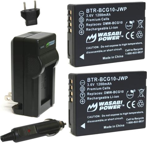 Amazon BM DMW BCG10 Battery And Charger For Panasonic Lumix DMC