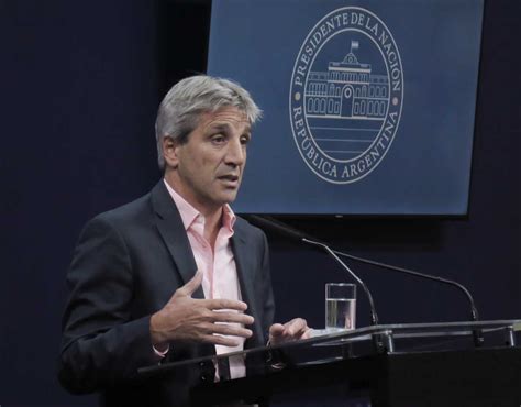 Luis Caputo confirmó que asumirá en el área de Infraestructura tras la