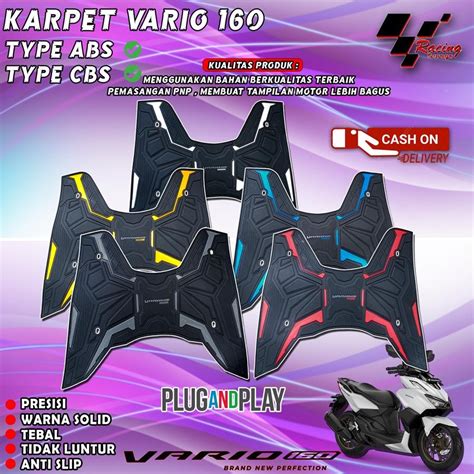 Jual Karpet Vario Abs Cbs Border Alas Kaki V Shopee Indonesia