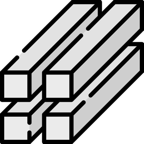 Steel Bar Free Industry Icons