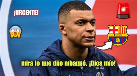 URGENTE KYLIAN MBAPPÉ ROMPE EL SILENCIO Y DEJA UN MENSAJE CLARO AL