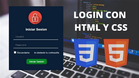 Login Con Html Y Css Desde Cero Youtube