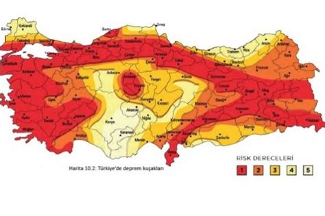 Türkiye nin deprem haritası değişti Hangi illerin deprem riski arttı