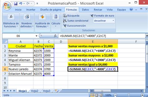 Como Usar La Funcion Sumar Si En Excel Catalog Library