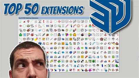 Top 50 Free Sketchup Extensions In Just 10 Minutes 2022 YouTube