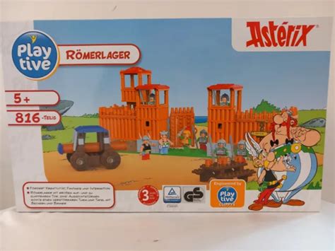 PLAYTIVE CLIPPYS LIDL Asterix Römerlager Festung Klemmbaustein Set Neu