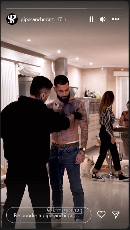 Jota Peleteiro se borra el gran tatuaje que tenía de Jessica Bueno