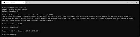 Command Wsl Set Default Version 2 Doesn T Change Version Of WSL