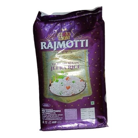 Rajmoti Jeera Rice 30 Kg Packaging Type PP Sack Bag At Rs 1545 Bag