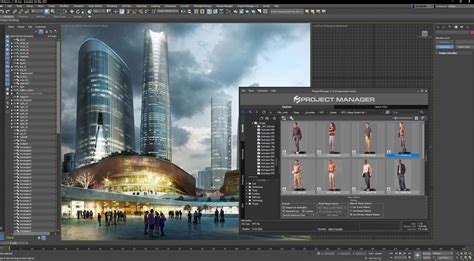 Merge And Manage 3D Models Using Project Manager Kstudio 3ds Max