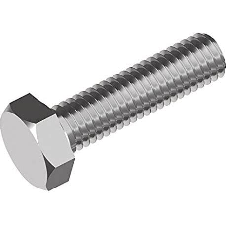 Tornillo 933 hexagonal inox 6x 16 100 unidades Ferretería Campollano