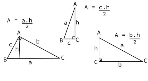 Formula Para Calcular Area Do Triangulo Retangulo Printable Templates