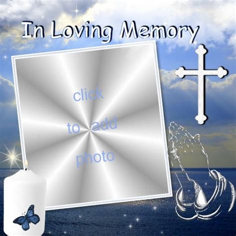 In Loving Memory Frame Template