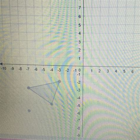 graph the image of this figure after a dilation with a scale factor of 3 centered at 7 6