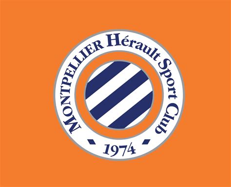 Montpellier Club Symbol Logo Ligue 1 Football French Abstract Design