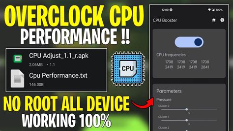 Overclock CPU Performance Max CPU Clock Speed For Android Device