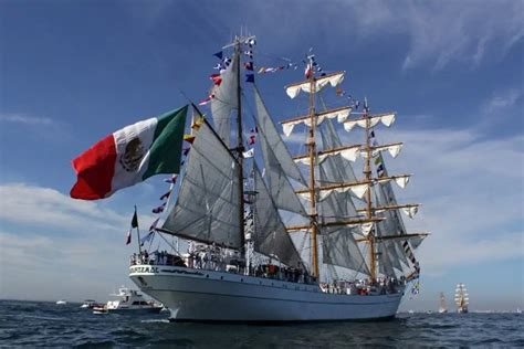 Regresa a México el Buque escuela Cuauhtémoc tras navegar por el