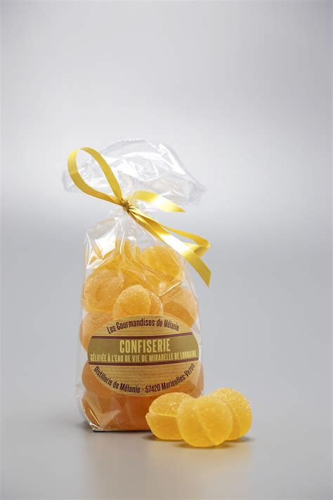 Confiserie Gélifiée à la Mirabelle de Lorraine Distillerie de Mélanie