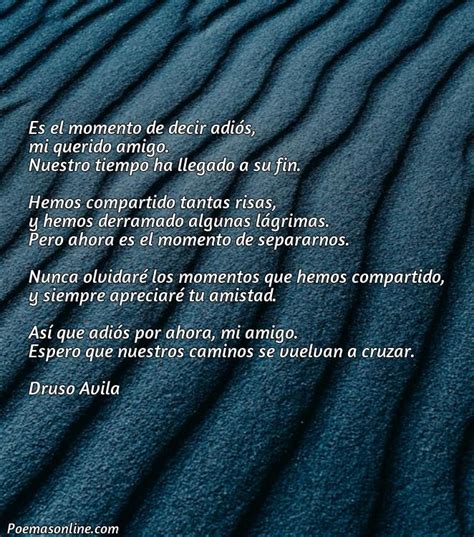 Poemas De Despedida Para Una Amiga Cortos Poemas Online