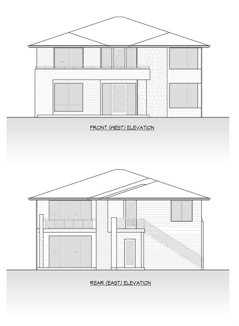 Beautiful Luxury Two Story Contemporary Style House Plan 5290 Plan 5290