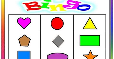 Bingo Das Formas Geometricas Para Pintar Verloop Io