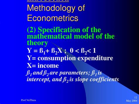 ppt basic econometrics powerpoint presentation free download id 3324958