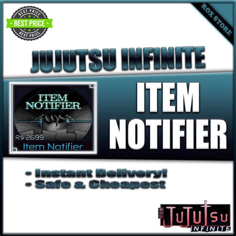 Jujutsu Infinite Item Notifier Jujutsu Infinite Game Items Gameflip