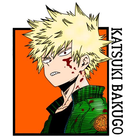 Katsuki Bakugou Manga Painted Mis Robotnik Illustrations Art Street