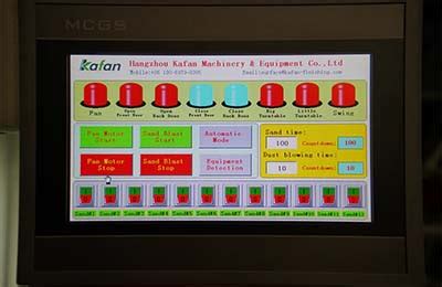 Multi Station Rotating Table Automatic Sandblasting Machine Buy