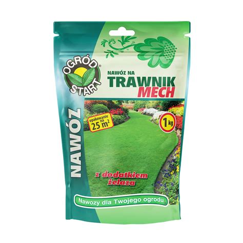 Nawóz do trawnika z mchem 1 kg doypack OGRÓD START AMPOL MEROL KAROL