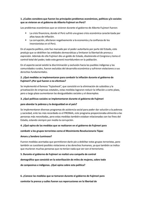 Tarea apuntes Cuáles considera que fueron los principales