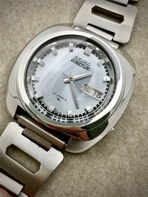 Seiko NO RESERVE PRICE 5 ACTUS JUMBO 7019 7010 Catawiki