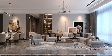 Modern Living Room D Interior Scene Vray And Corona Render D Model