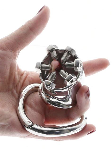 BDSM Metall Edelstahl abnehmbauer Weidenkeuschheitskäfig