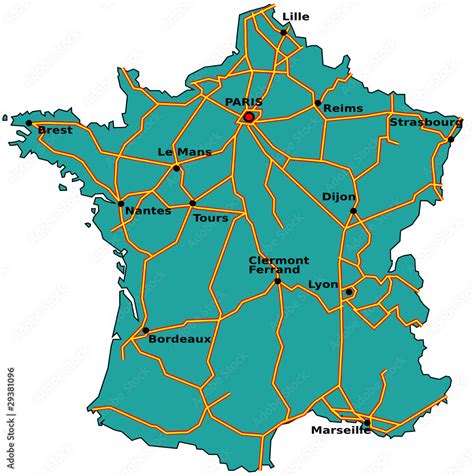Haut 95 Imagen Carte Des Autoroutes De France Fr Thptnganamst Edu Vn