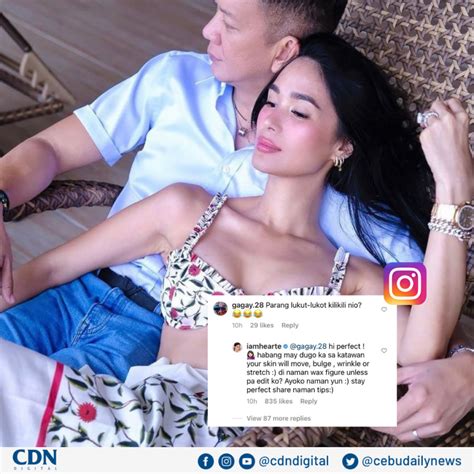 Heart Evangelista Slams Netizen In Underarm Skin Comment Cebu Daily News