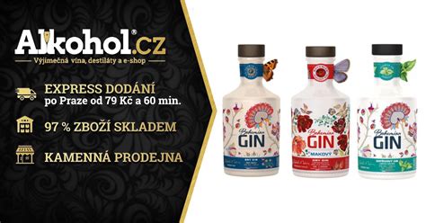 Aukce Žufánek Bohemian Gin 3 45 ALKOHOL cz