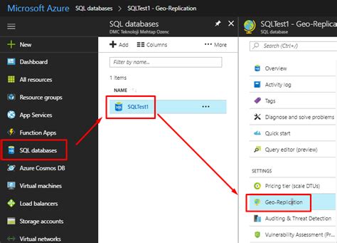 azure sql database geo replication database tutorials