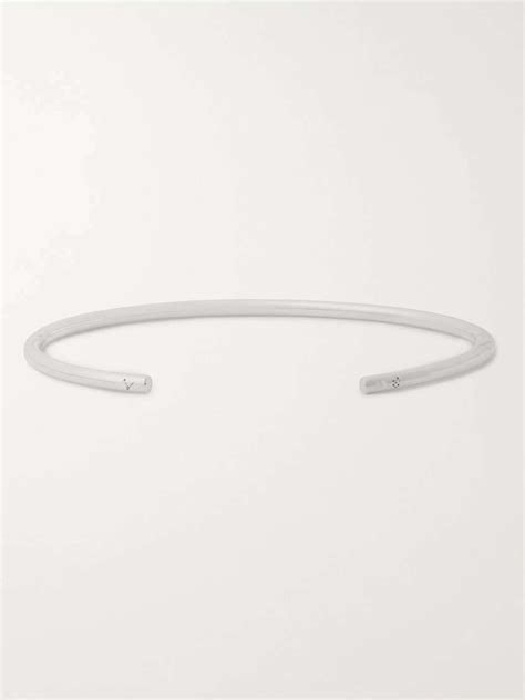 Silver Le 7 Polished Sterling Silver Cuff LE GRAMME MR PORTER