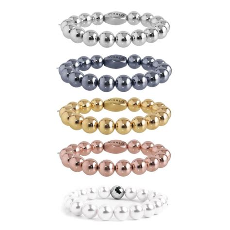 Bracciale elastico sfere 10mm Marlù Gioielli