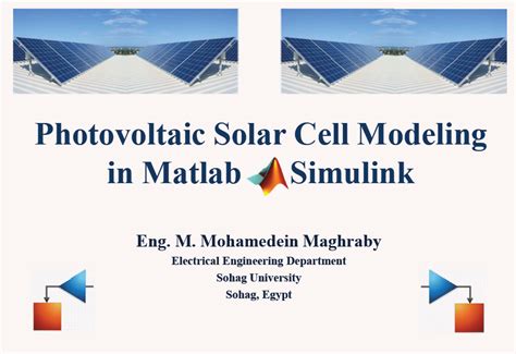 photovoltaic solar cell modeling in matlab simulink
