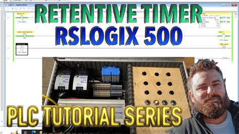 Plc Tutorial Rslogix Retentive Timer Instruction Youtube