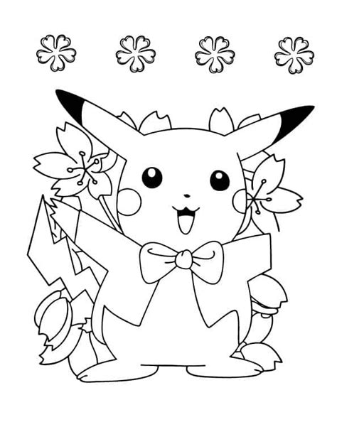 Coloriage Pikachu à imprimer sur ColoriageEnfant