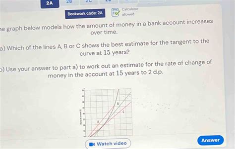 Solved A B Bookwork Code A Calculator Allowed He Graph Below