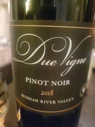 Due Vigne Pinot Noir Vivino Australia