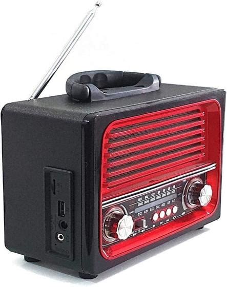 Radio Retro Portátil Vintage Bluetooth AM FM USB SD LE 642 Grasep
