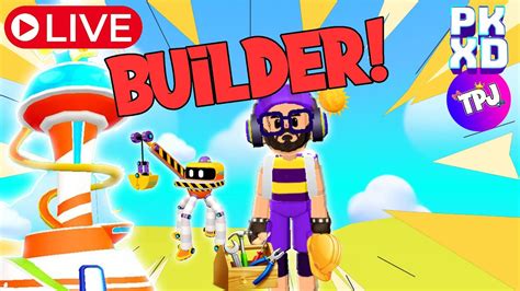 LIVE PK XD JOGANDO ATUALIZAÇÃO BUILDER PELA PRIMEIRA VEZ YouTube