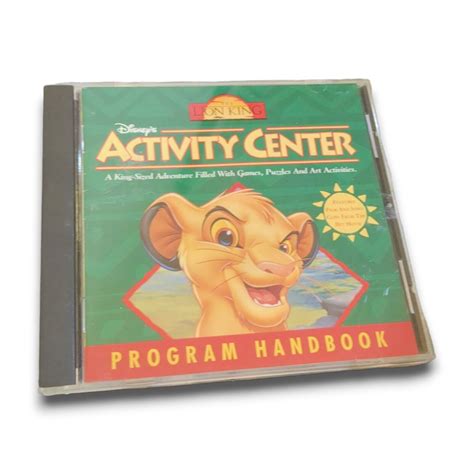 Disney S The Lion King Activity Center Windows Mac 1995 PC Game CD